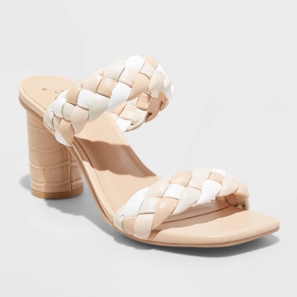 a new day | Shoes | Womens Basil Mule Heels A New Day Neutral New ...